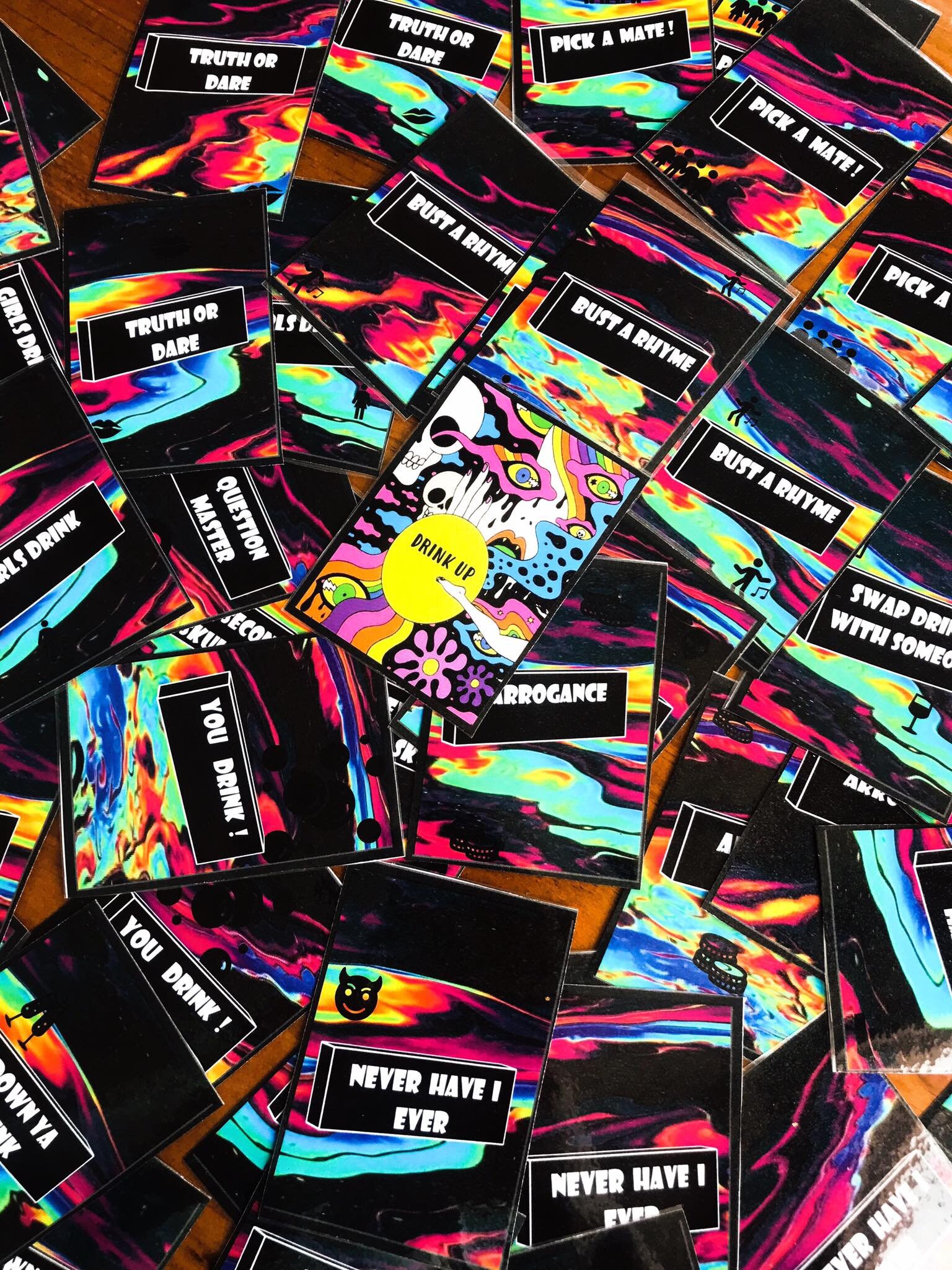 Drinking Card Game Etsy
