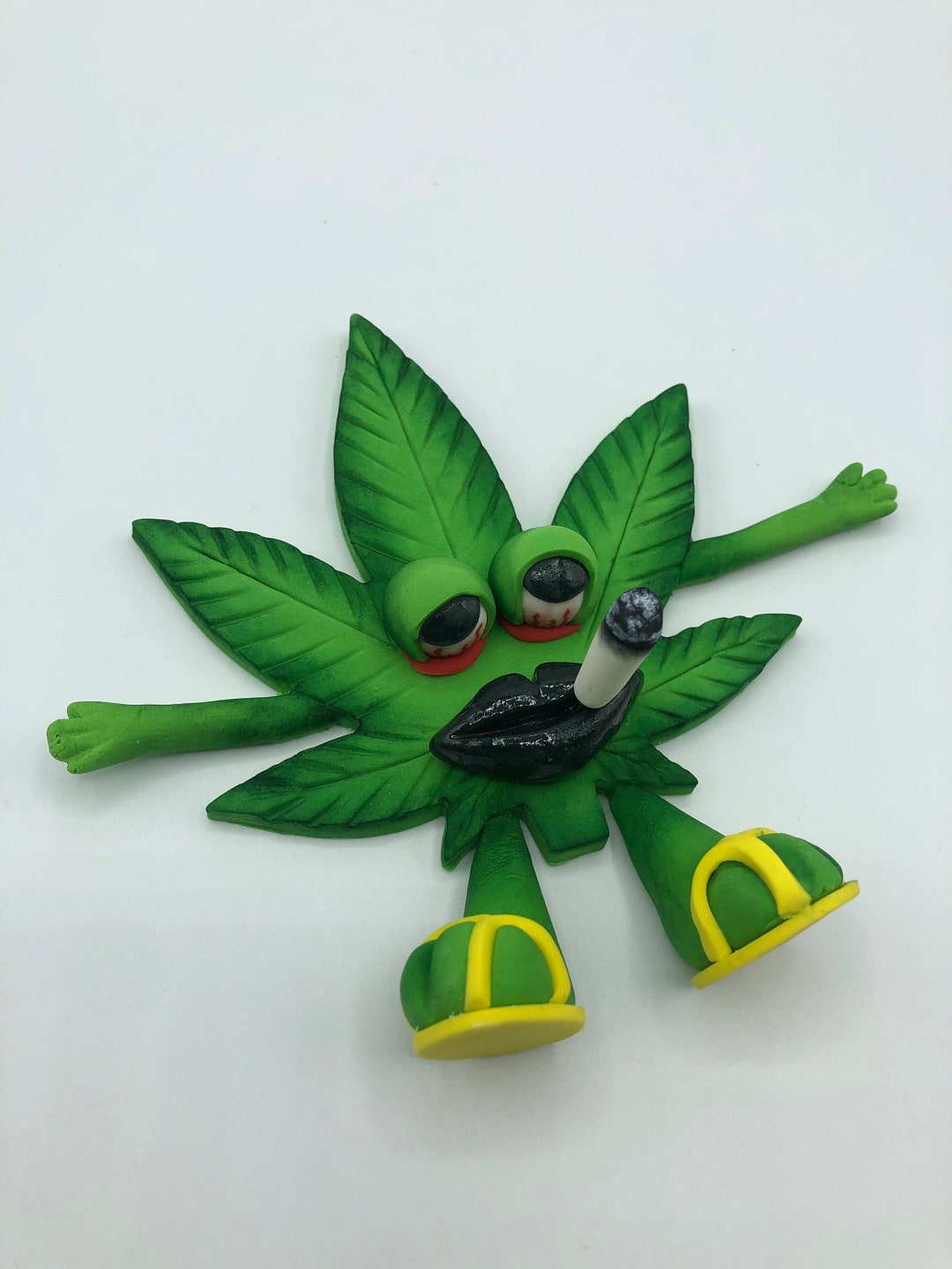 Weed Cake Decoration - Cannabis Fondant Cake Decoration - Marijuana ...