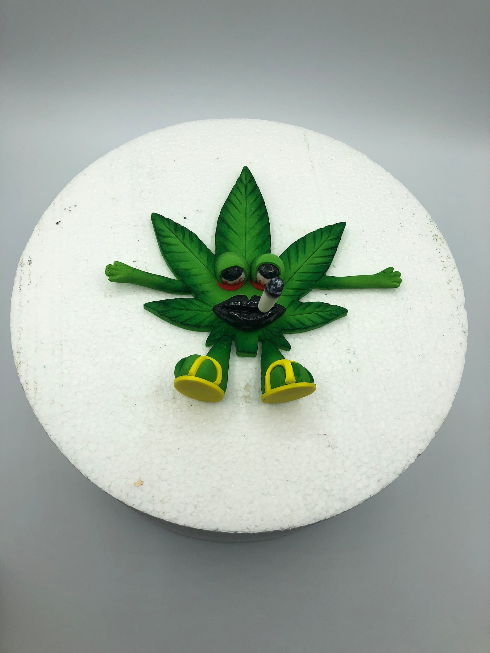 Weed cake decoration cannabis fondant cake decoration | Etsy