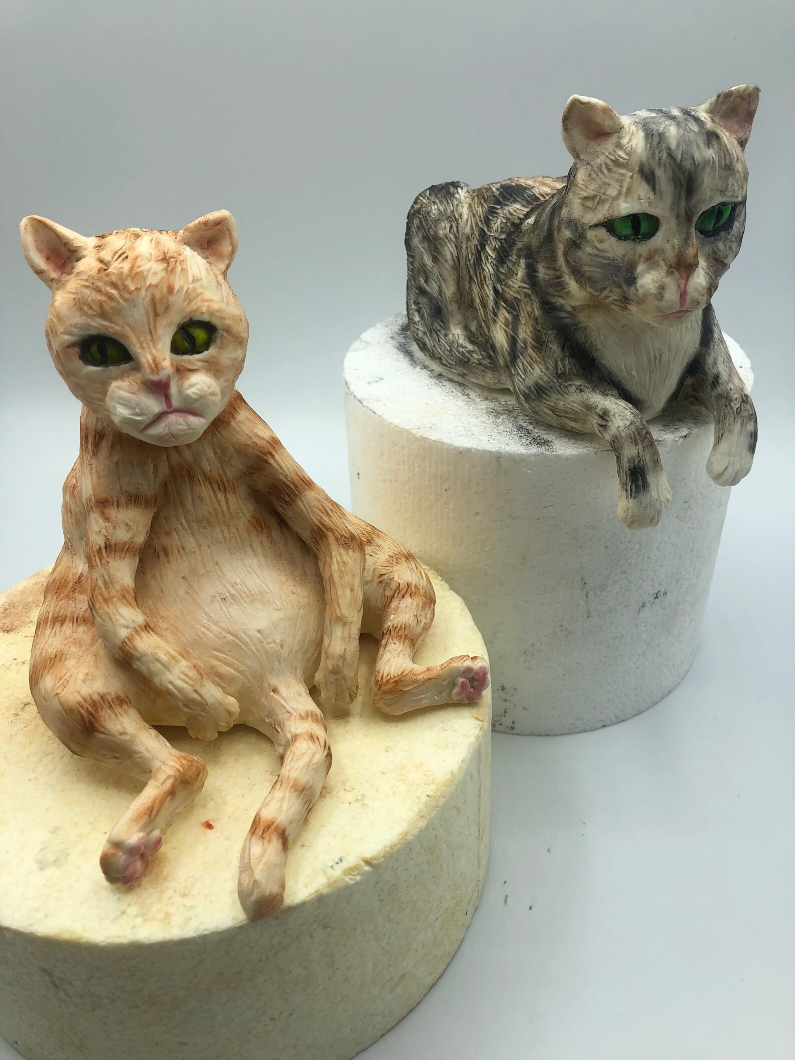 Cats - Modeling Chocolate Cake Topper - Made by Order - Cats Cake ...