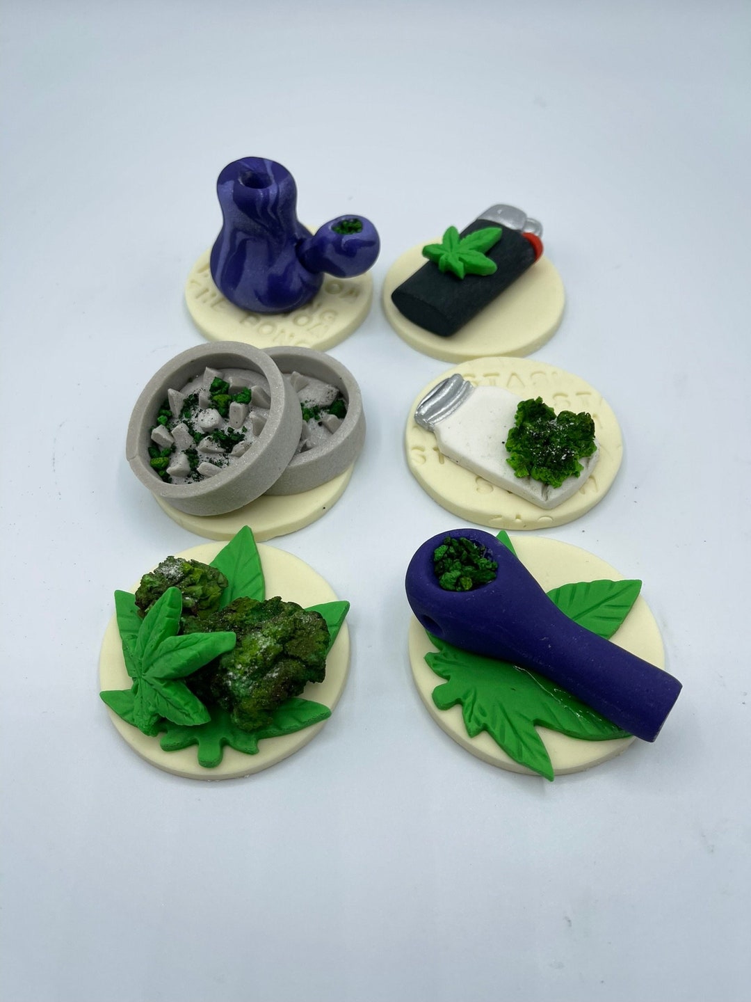 Cupcake Topper - Hit From the Bong - Bong - Weed Theme Toppers - Twice ...