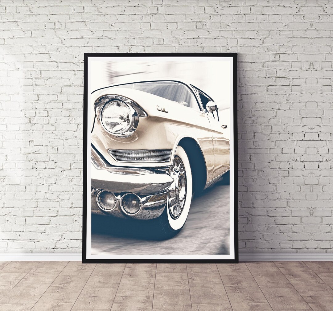 Vintage CAR Photo Print, Boho Decor, Printable, Downloadable Car Poster ...
