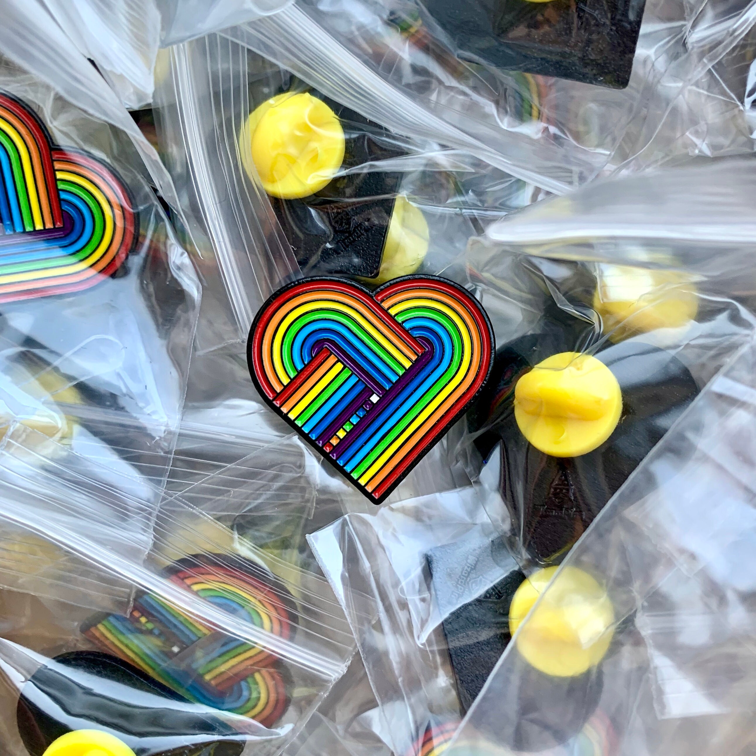 Pride Enamel Pin Lgbtq Heart Pin Pride Enamel Lgbtq Jewelry Brooch