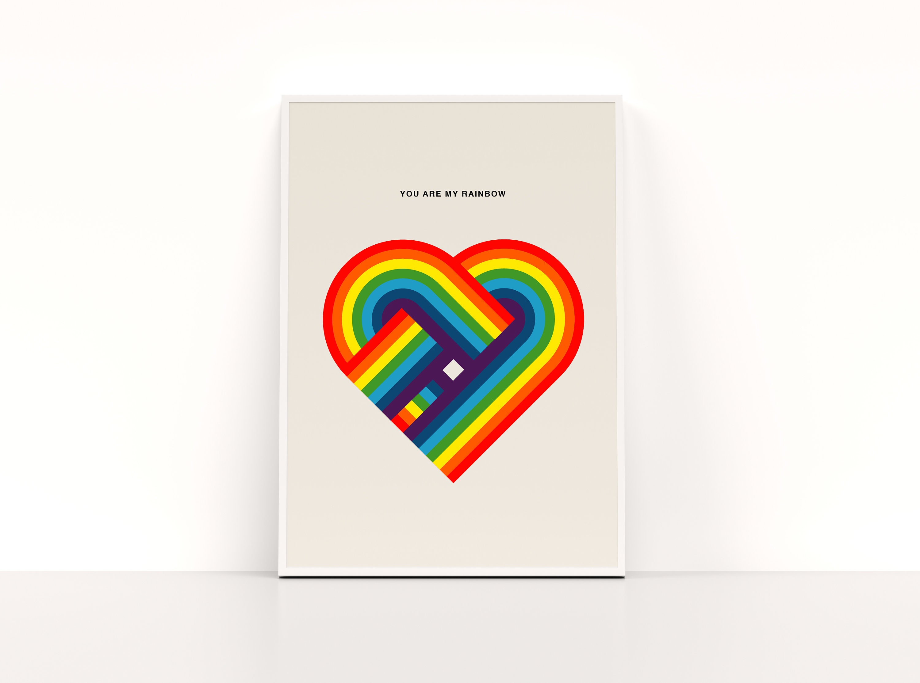 LGBTQ You Are My Rainbow Poster, Love, Tolerance, Pride - Etsy