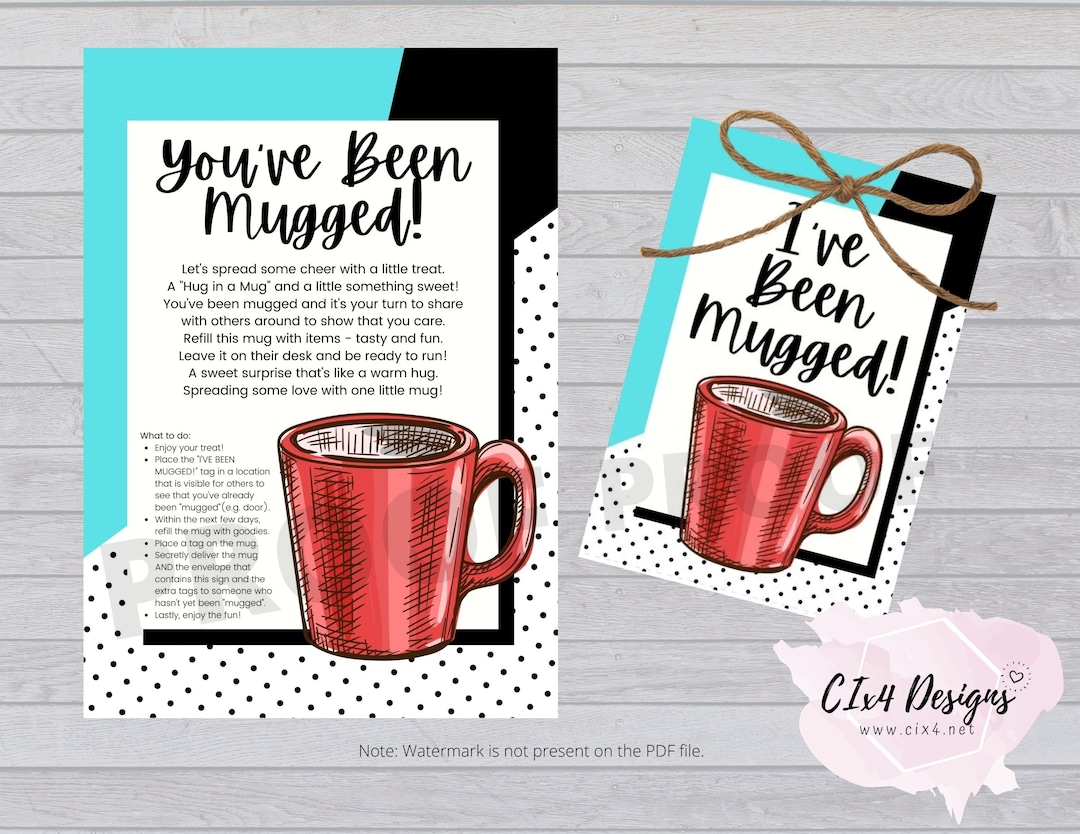 You’ve Been Mugged! – Workplace Employee Morale Booster (2 PDF Files ...
