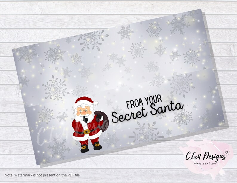 Secret Santa Gift Envelope for Nail Polish Strips Gift - Etsy