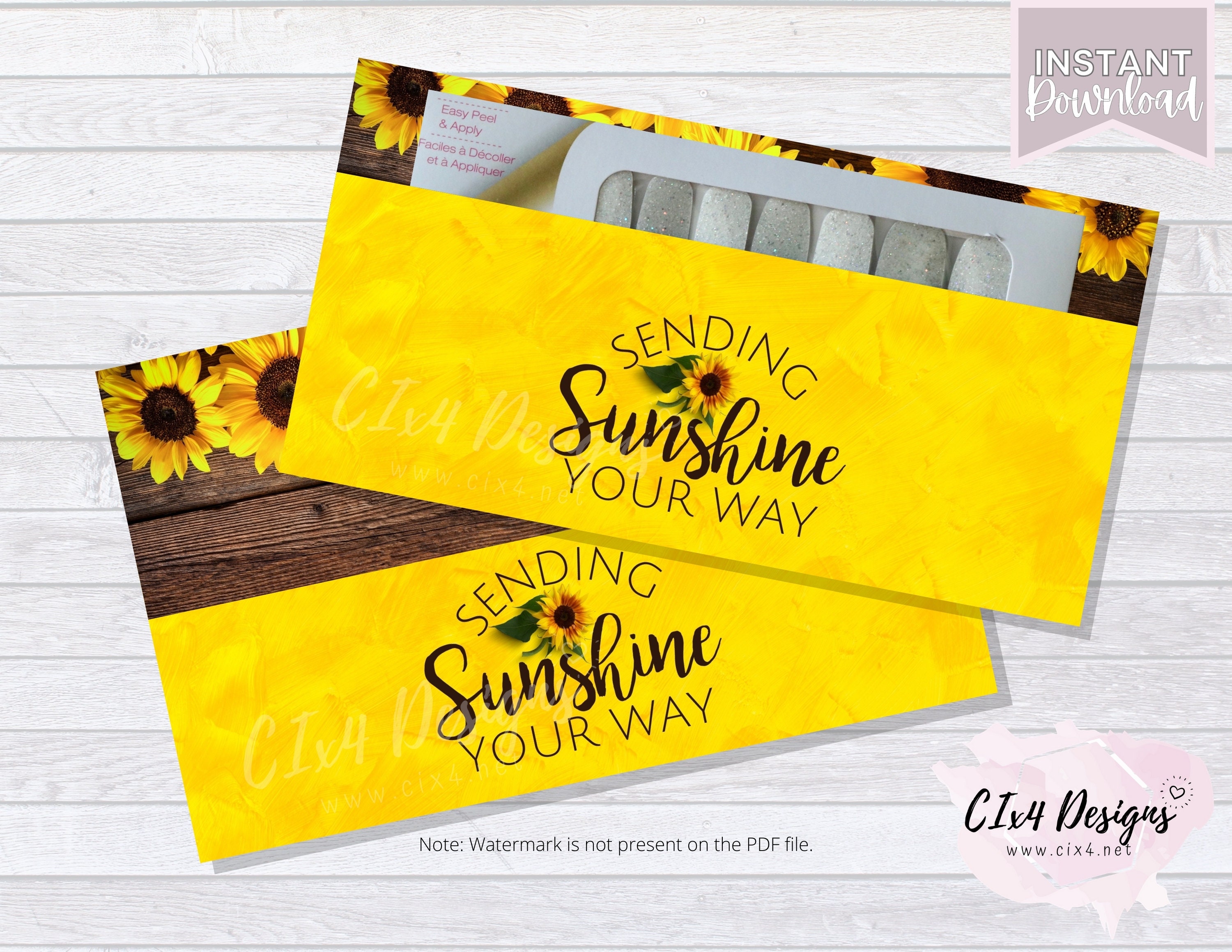 Sending Sunshine Your Way Sunflowers Gift Envelope for - Etsy UK
