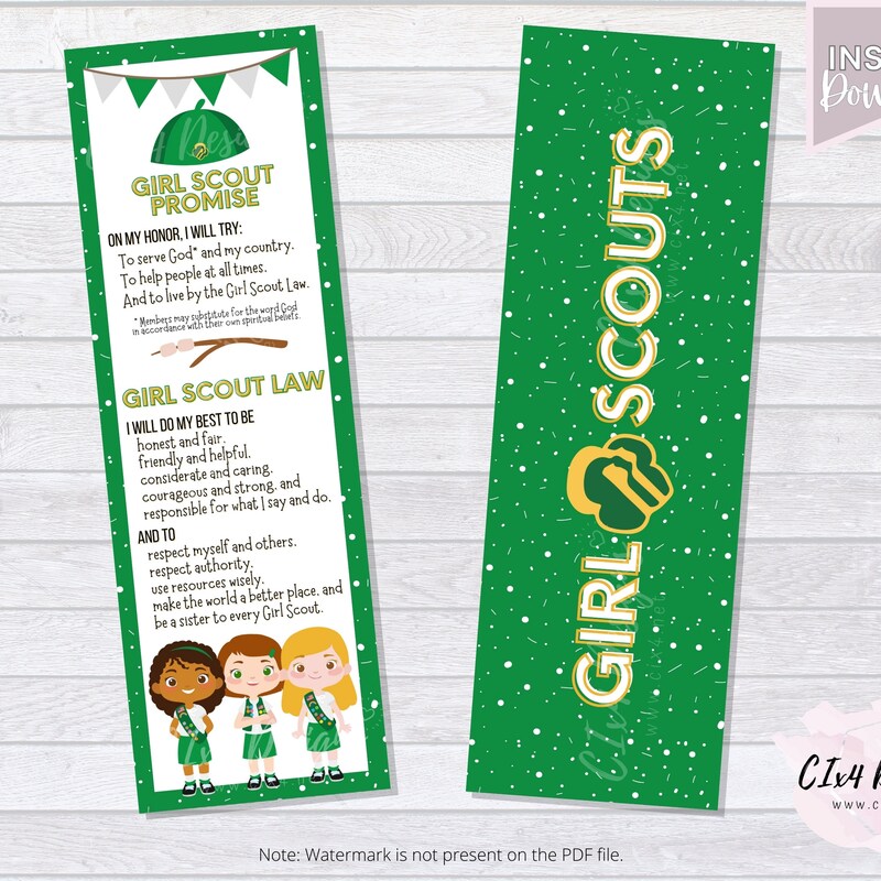 Girl Scout Law - Etsy