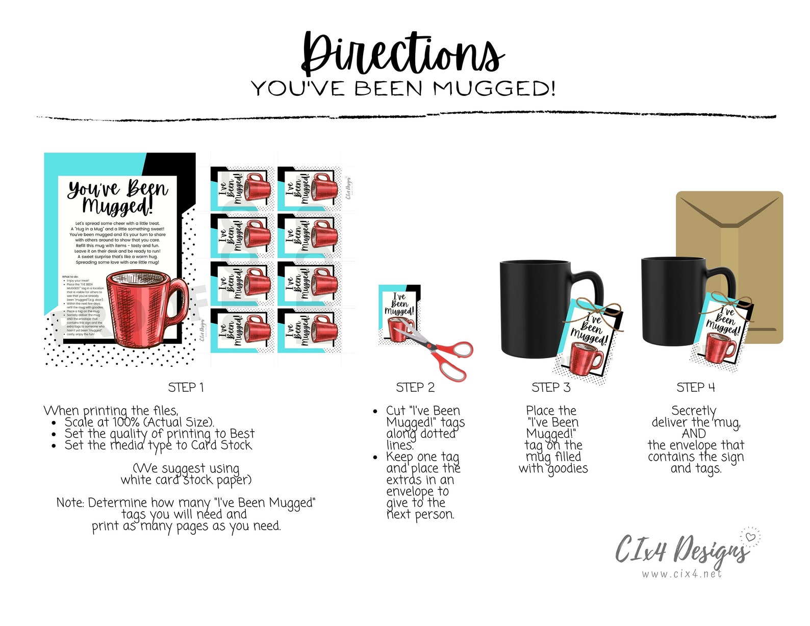 Youve Been Mugged Workplace Employee Morale Booster 2 PDF Files With ...