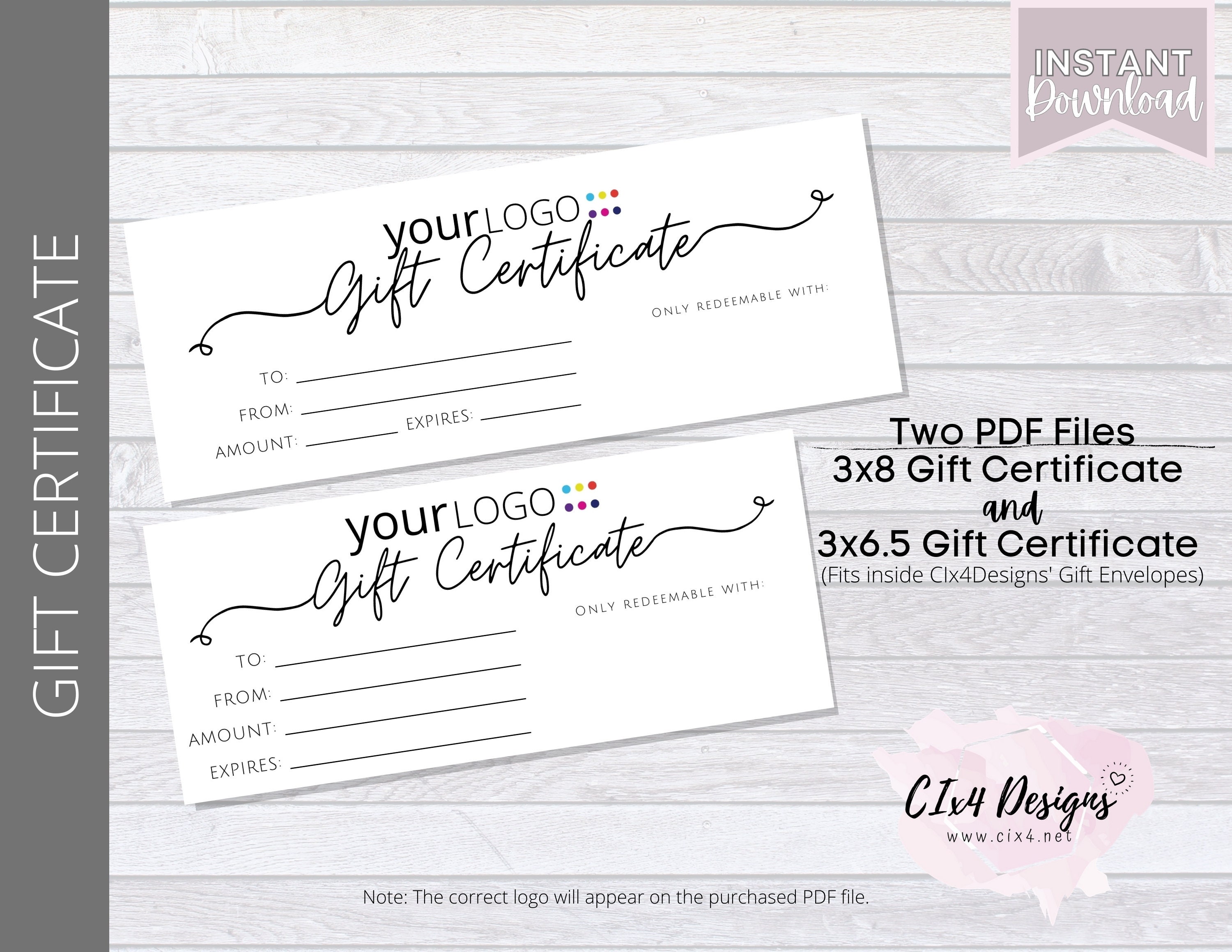 Color Street Gift Certificates Printable NOT Personalized - Etsy