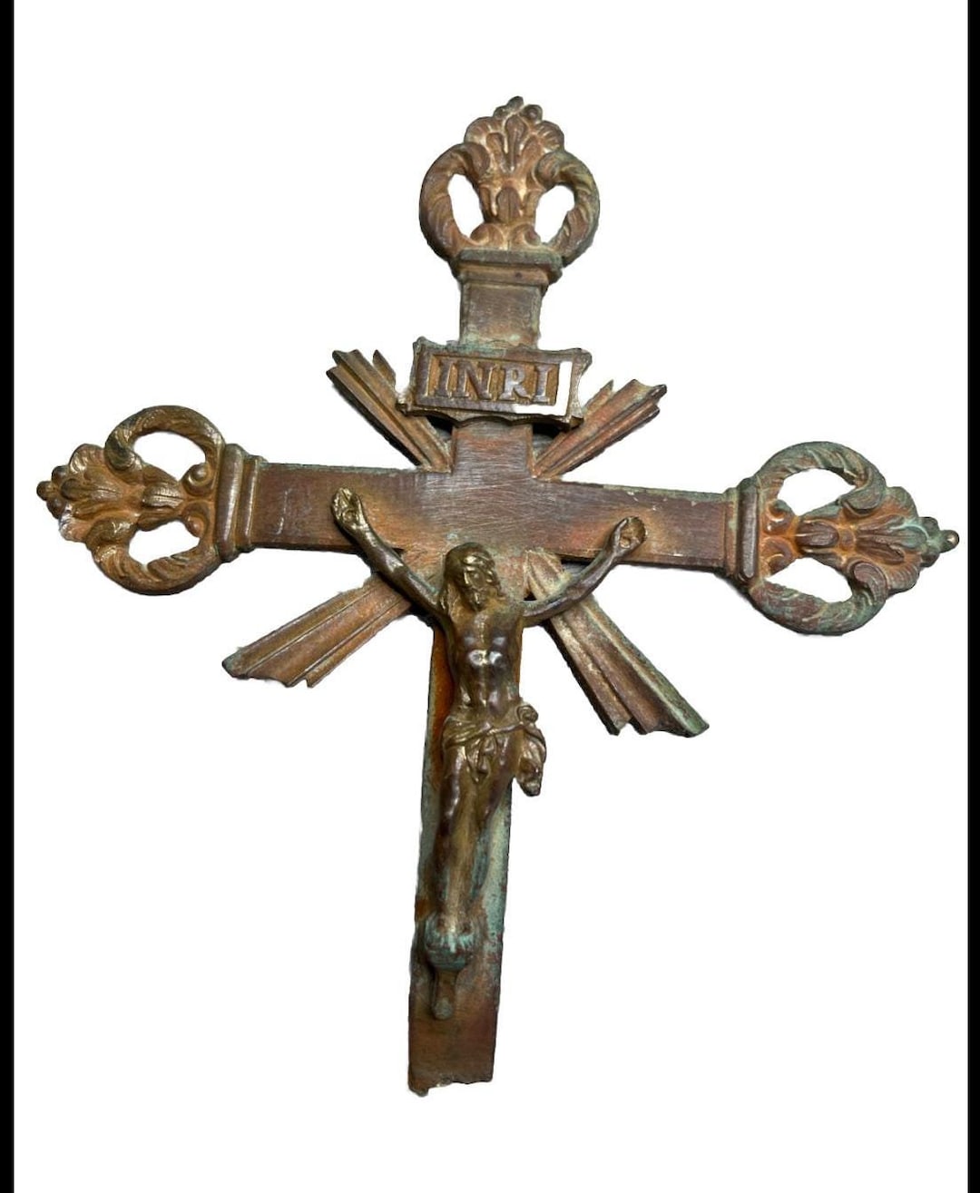 Antique Church Cross off the Top of a Sceptre Religious Iconography ...