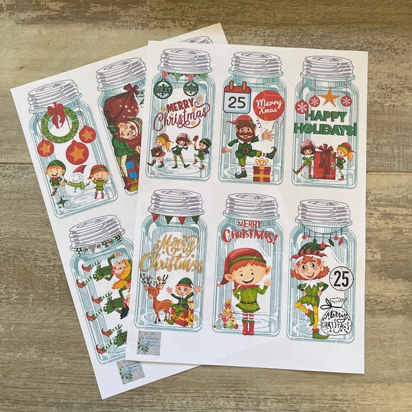 Mason Jar Elves - Etsy