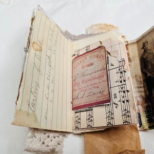 Art Journal, Junk Journal, One of a Kind, 1940's Theme, WWII, Hand-made ...