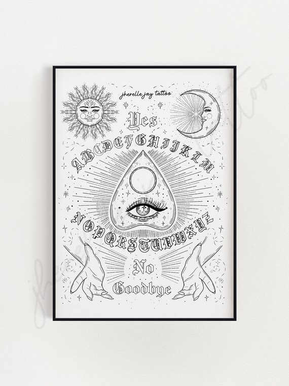 Ouija Board Sun And Moon