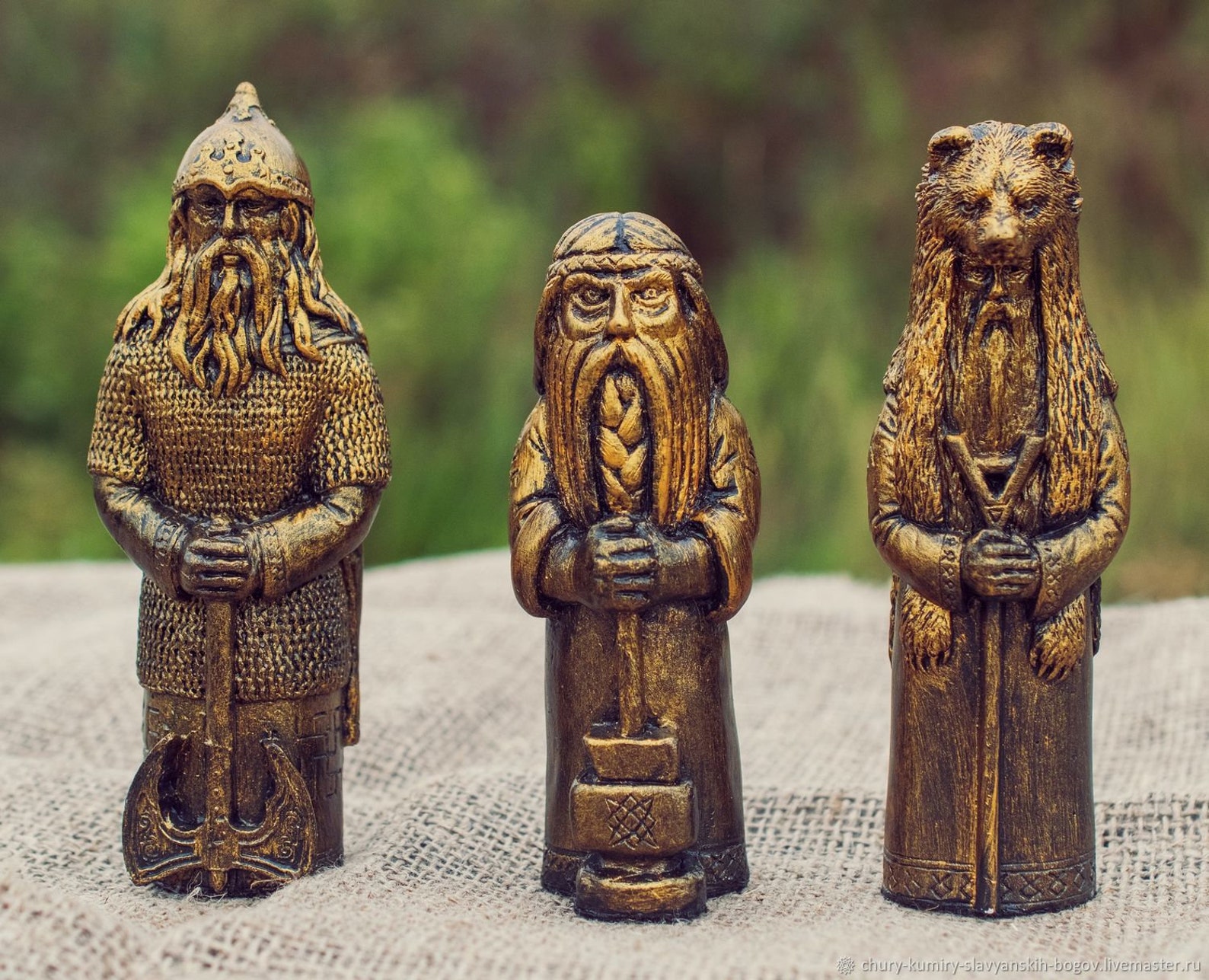 Slavic pantheon Gods of ancient times 10 figures | Etsy