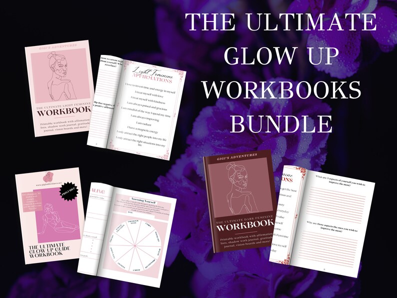 The Ultimate Glow up Printable Workbook Bundle | Glow up Journal | Glow ...