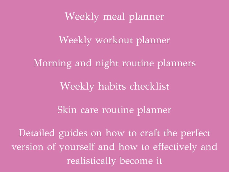 The Ultimate Glow up Guide Printable Workbook | Glow up Workbook ...