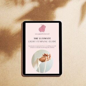 The Ultimate Light Feminine Bundle Light Feminine Guide Printable Light ...