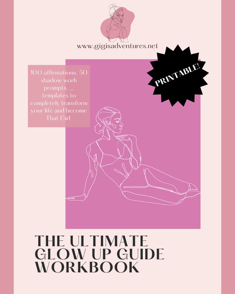 The Ultimate Glow up Guide Printable Workbook to Completely - Etsy