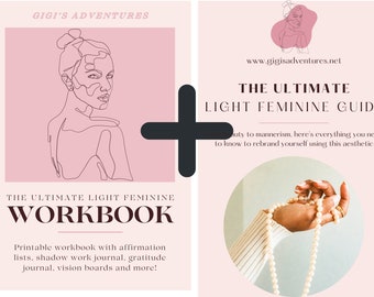 The Ultimate Dark Feminine Guide Printable Workbook Bundle - Etsy