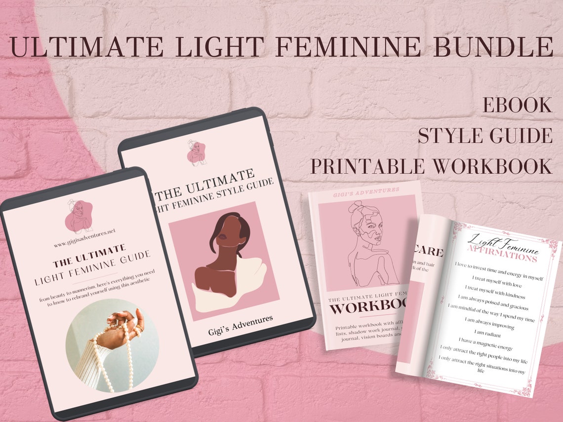 The Ultimate Light Feminine Bundle Light Feminine Guide Printable Light ...
