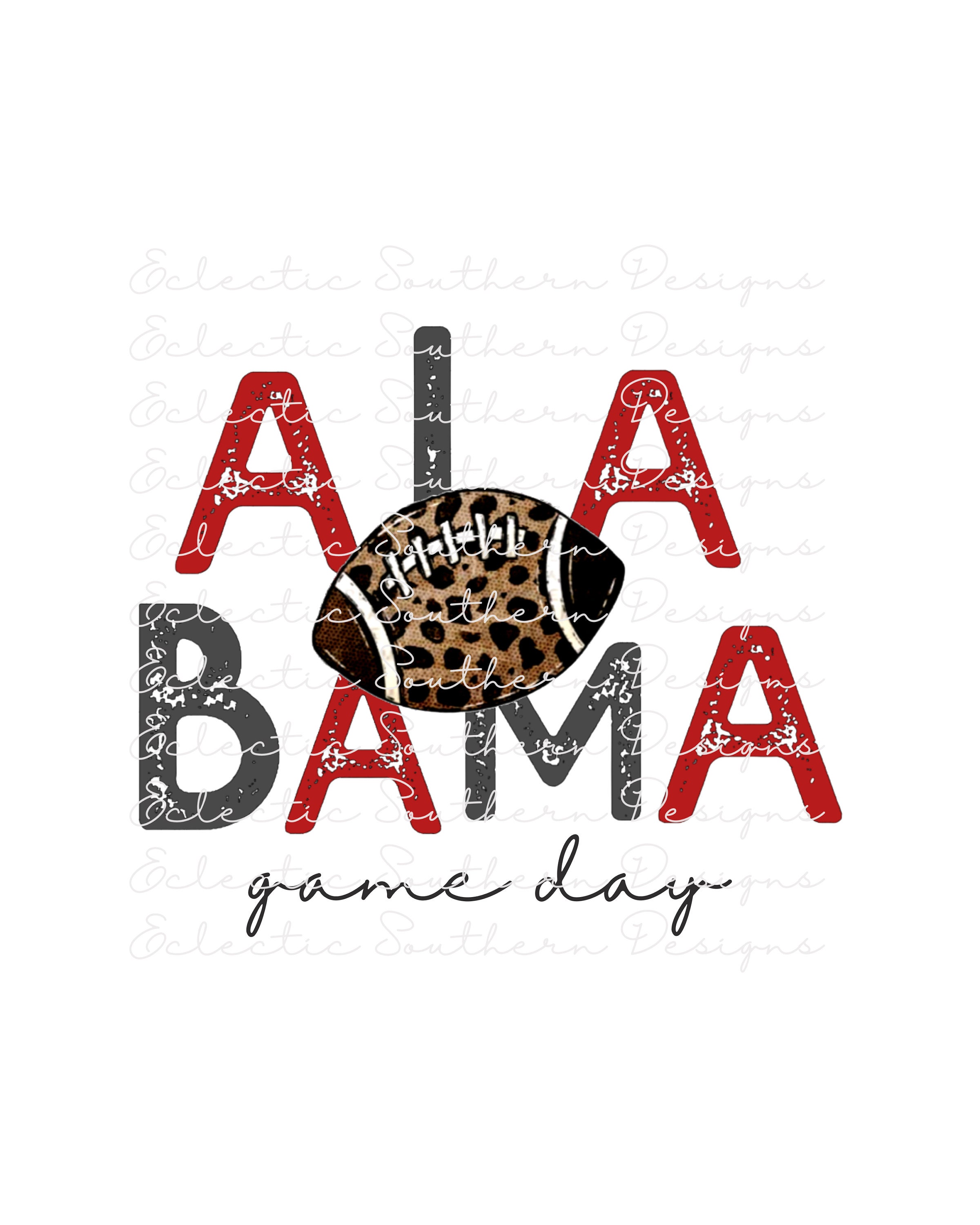 ALABAMA FOOTBALL PNG Design - Etsy