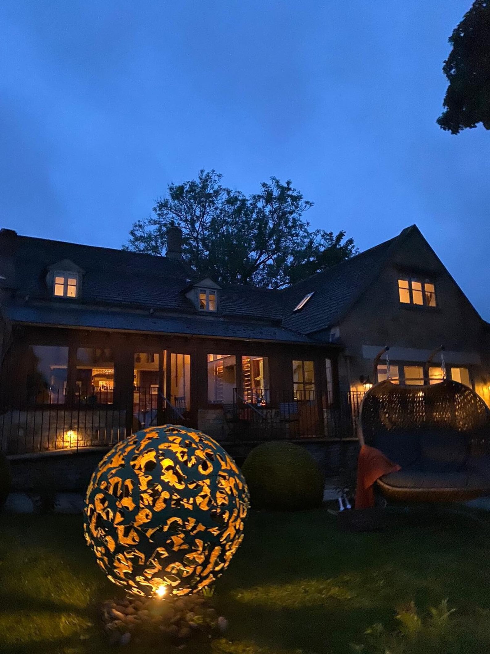 Handmade Metal Swift Sphere Modern Garden Sculpture Garden - Etsy Canada