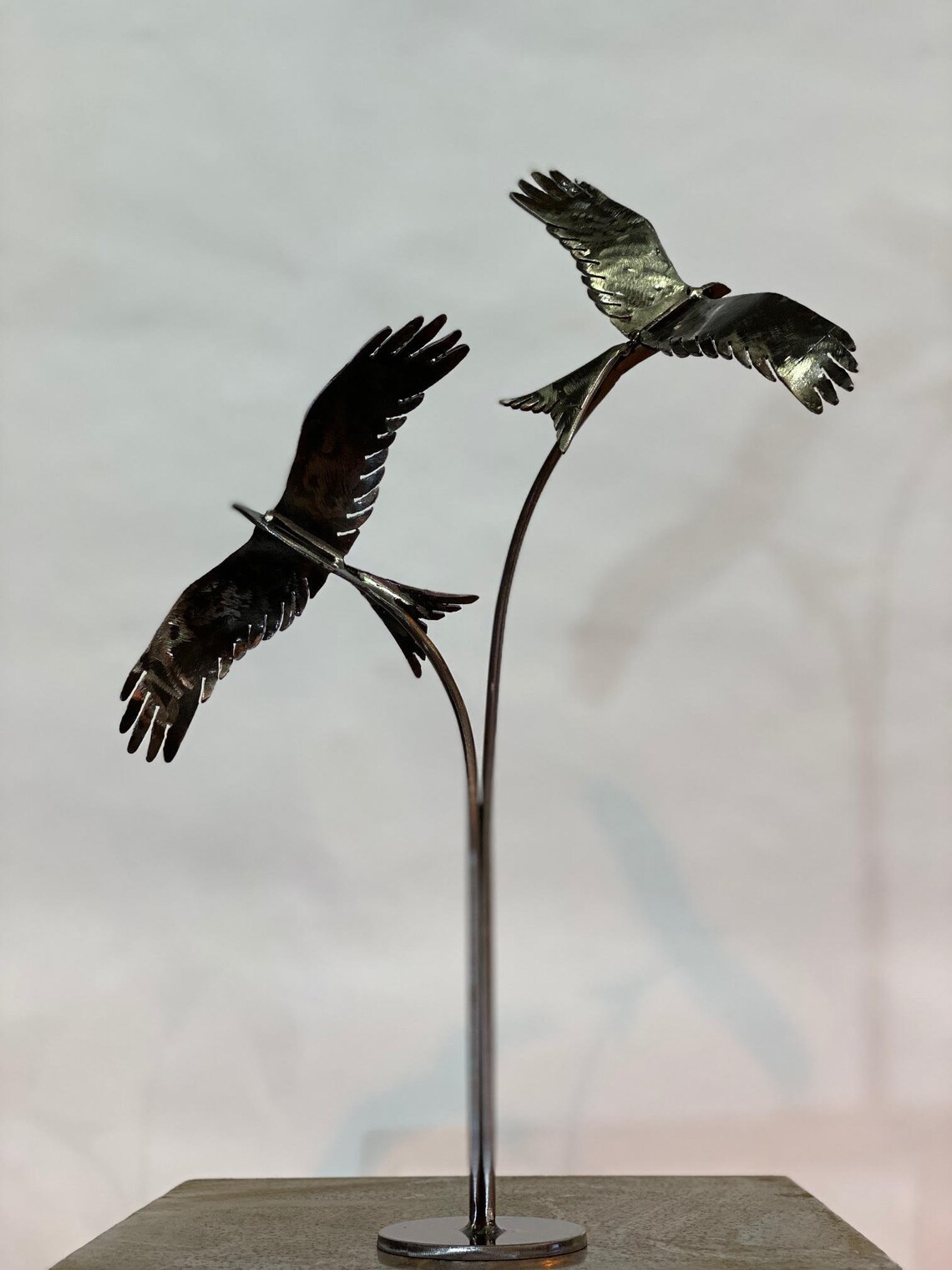 Modern Swooping Red Kite Interior Decor Sculpture Art Home Decor ...