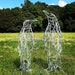 Handmade Metal Penguin Garden Sculpture "perfect Match" Garden Yard Art ...