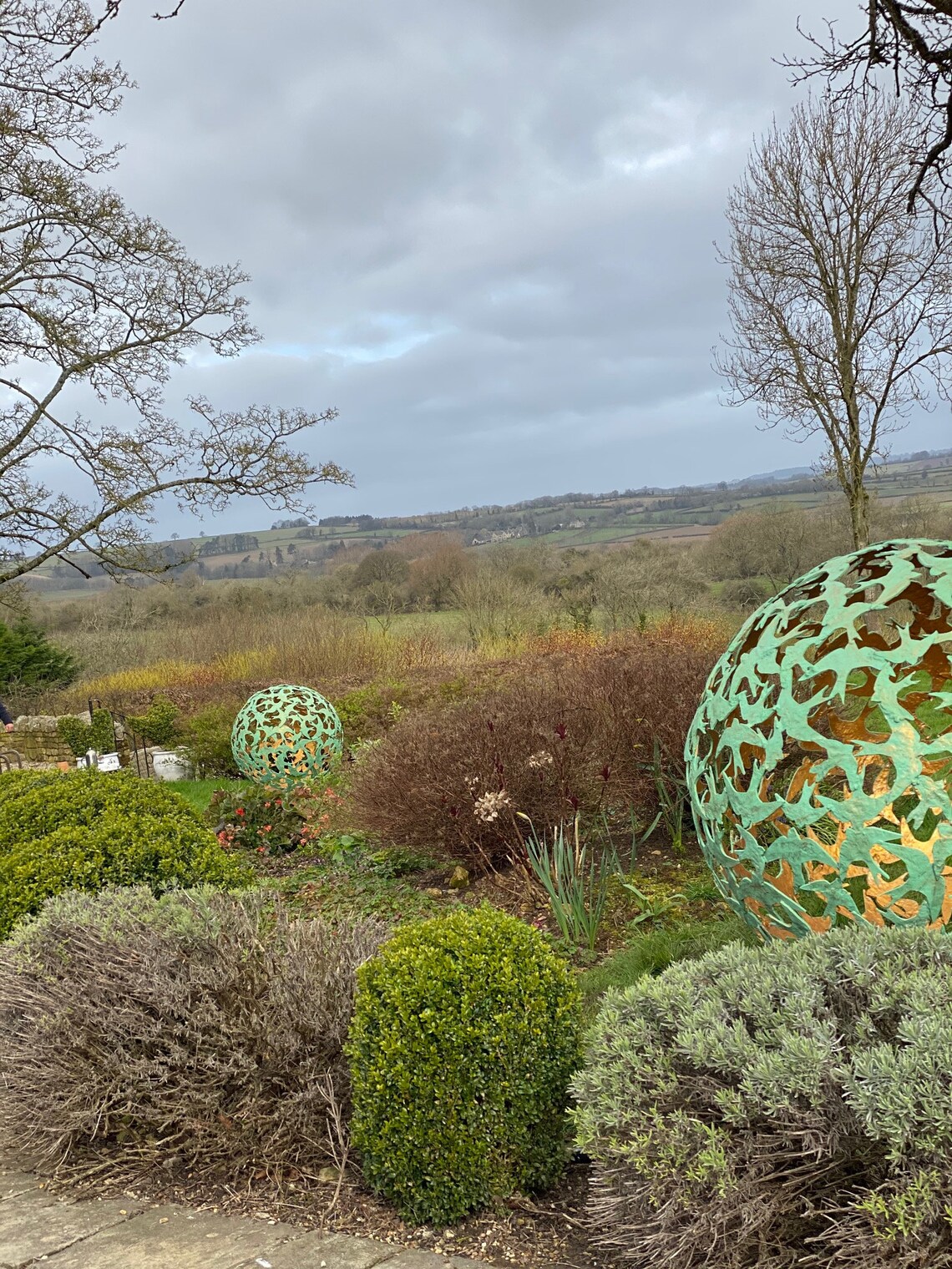 Handmade Metal Swift Sphere Modern Garden Sculpture Garden - Etsy