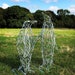 Handmade Metal Penguin Garden Sculpture "perfect Match" Garden Yard Art ...