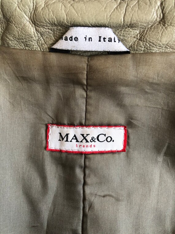 Vintage Max&Co leather coat classic coat size M - Gem