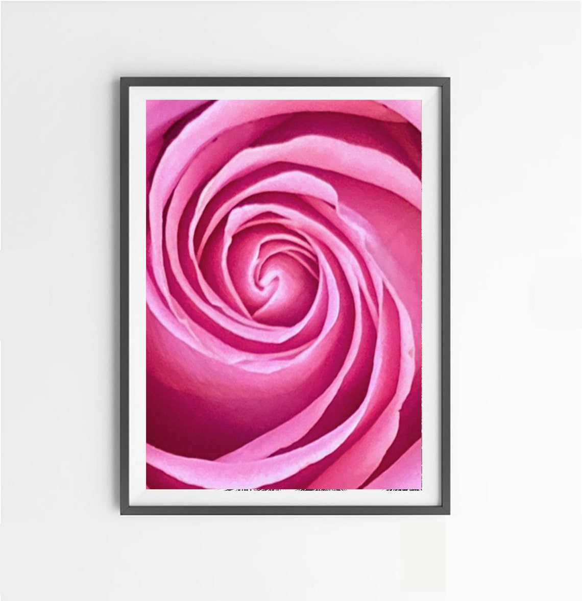 Set of 3 pink roses fine art digital art print wall art home | Etsy