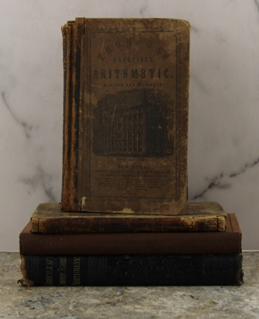Antique Arithmetic Book Set - Etsy