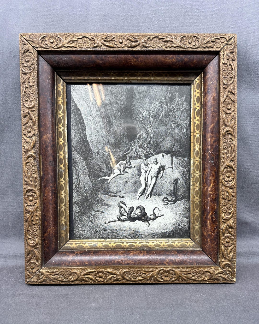 Snake Pit Print, From Dante's Inferno, 8th Circle - Etsy