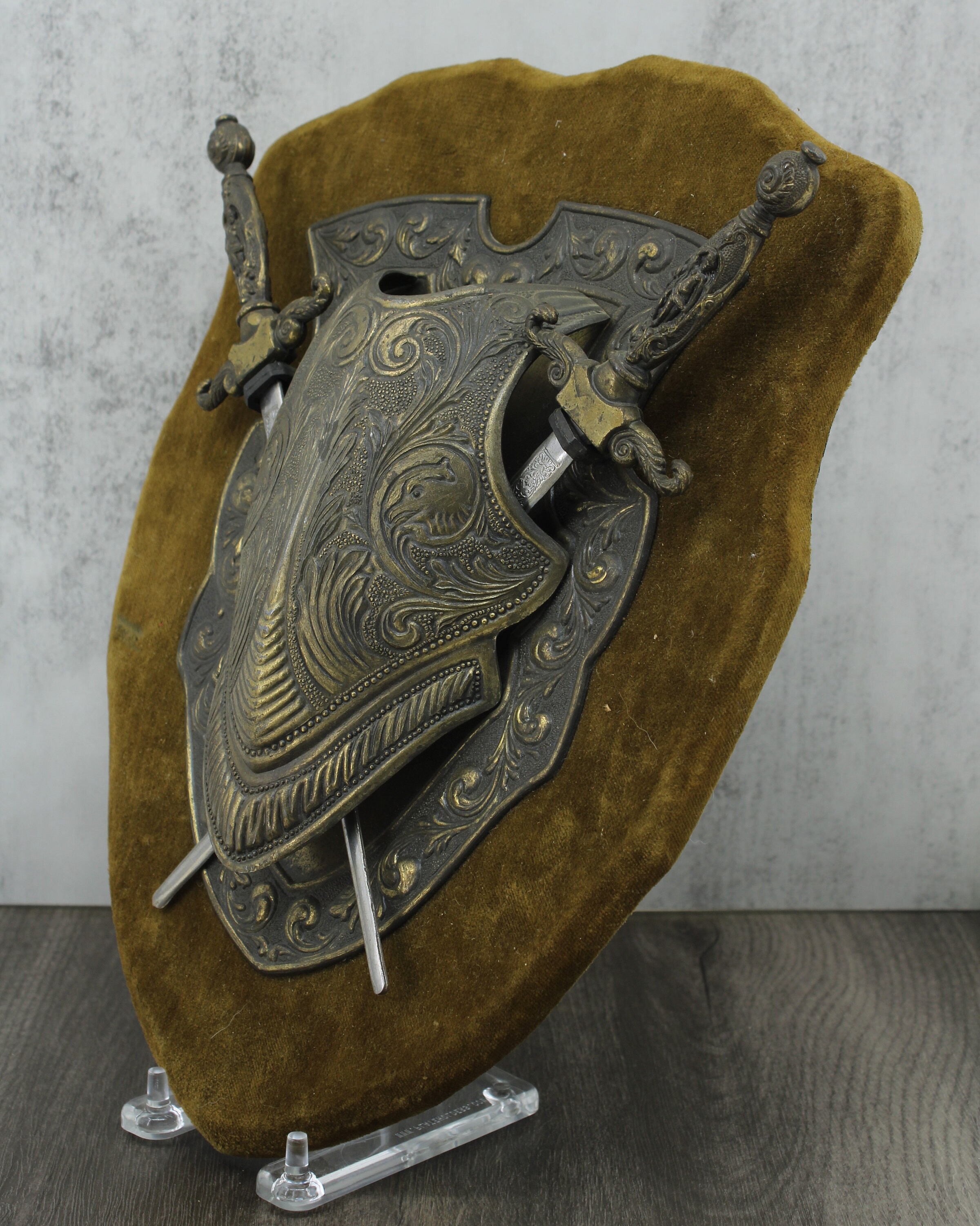 Vintage Shield & Sword Plaque, Coat of Arms - Etsy