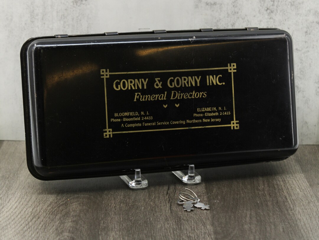 Funeral Home Document Box, Lock Box, Vintage Cash Box - Etsy