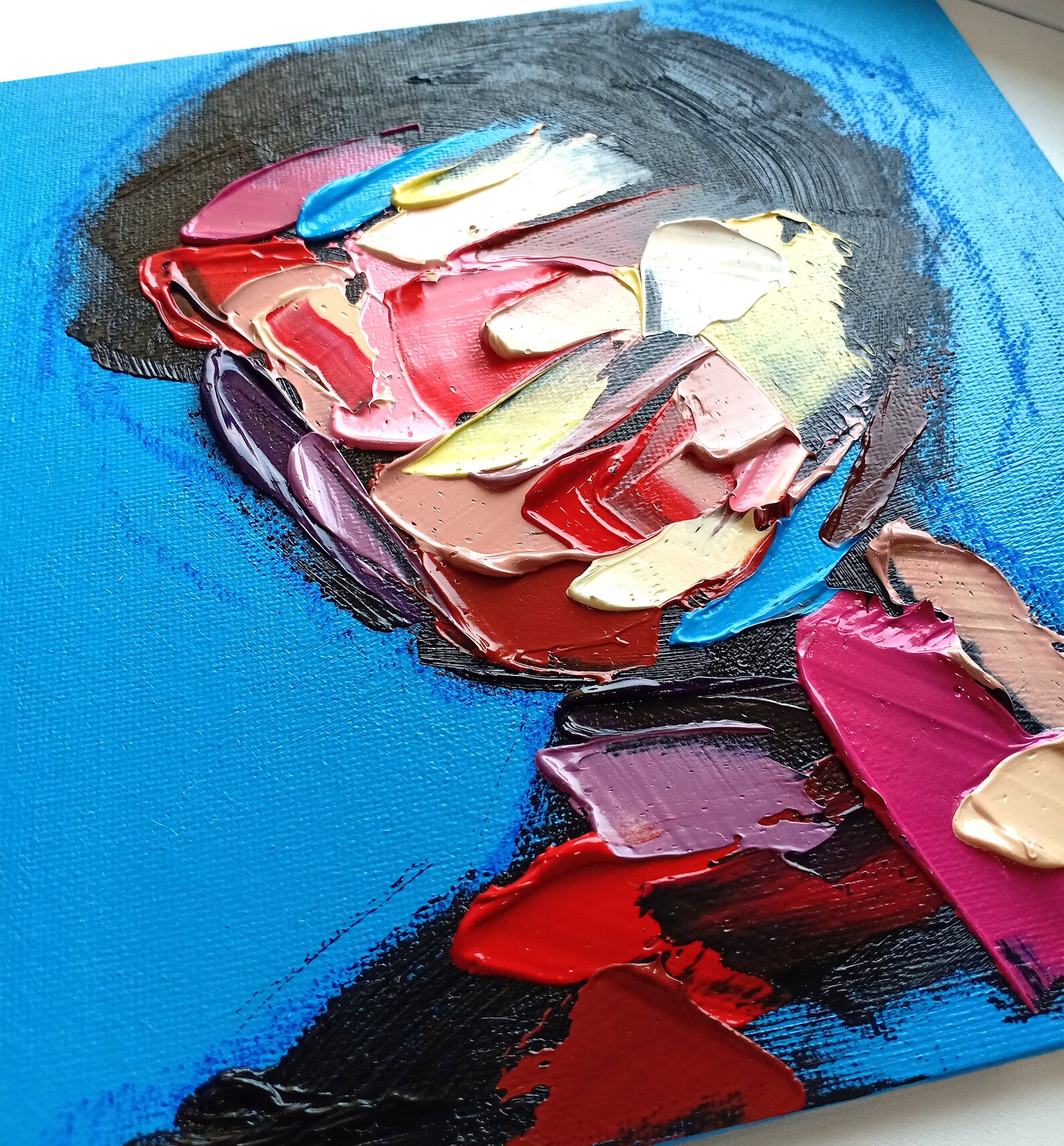 Faceless Painting ORIGINAL ART Abstract Portrait Art Modern | Etsy