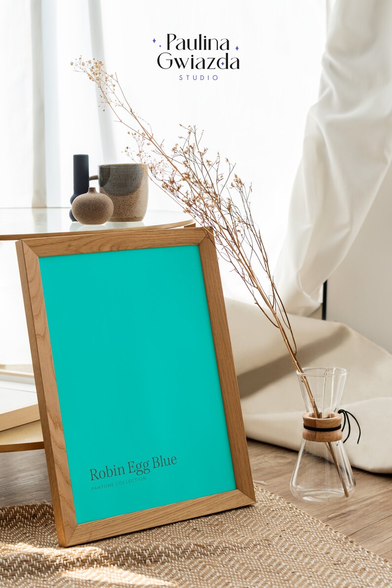 Póster Pantone Turquesa · Póster Pantone · Impresión en bloques de ...