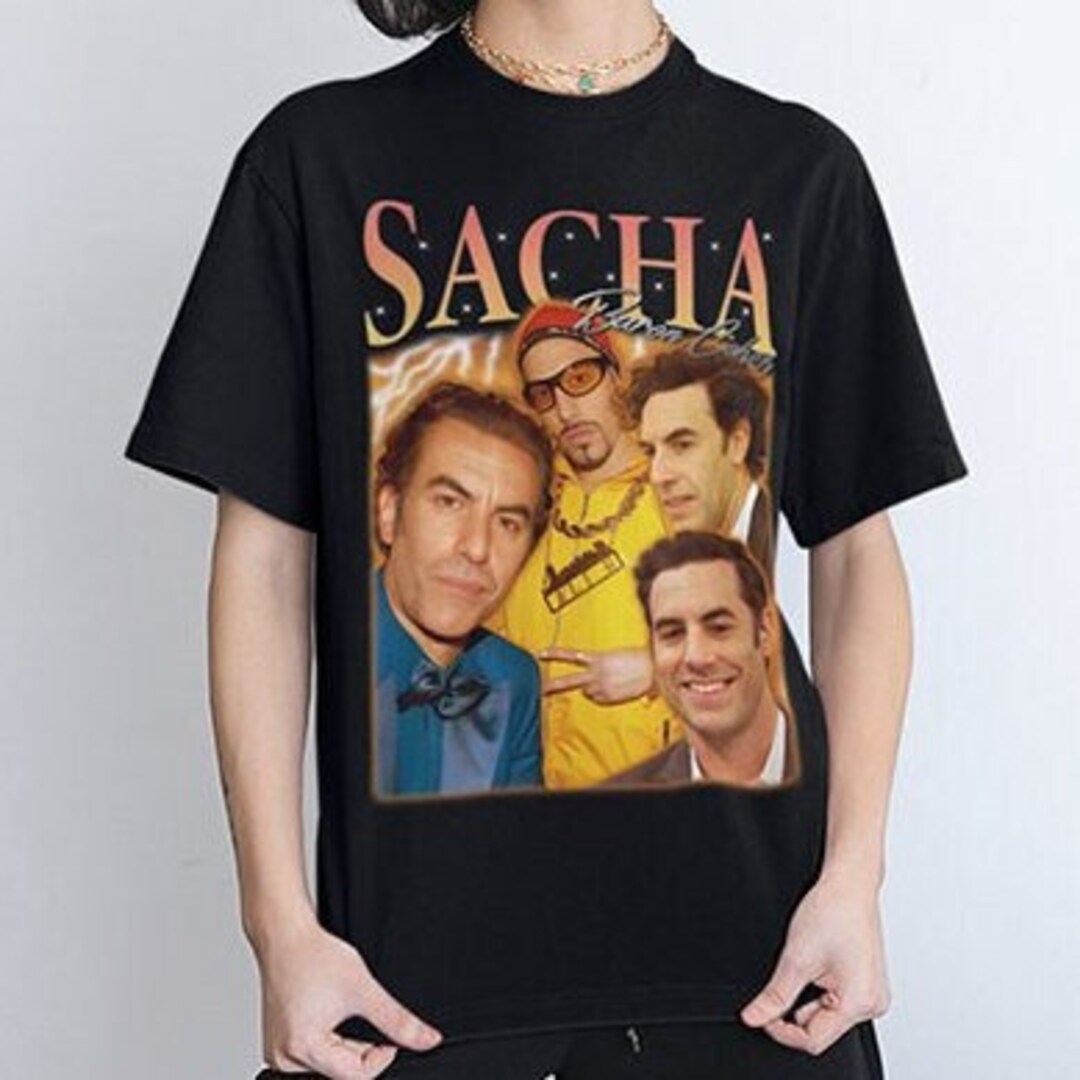 Limited Sacha Baron Cohen Vintage Shirt Homage Retro Tees Sacha Baron ...