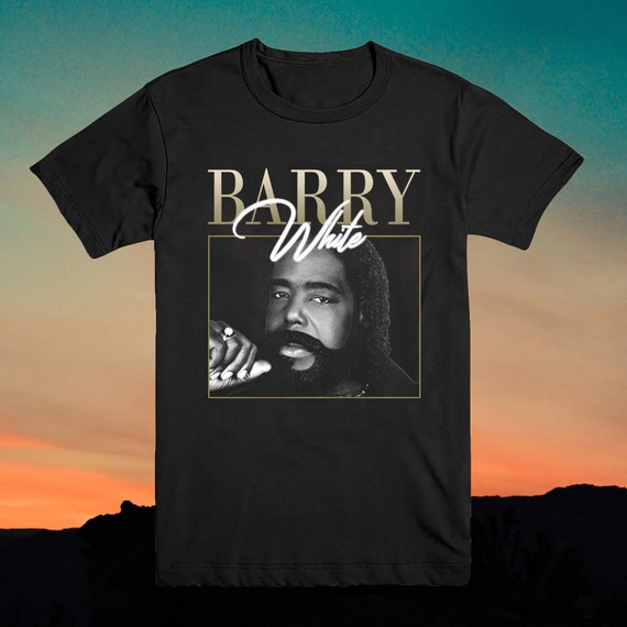 BARRY White Shirt Vintage Style Tee - Etsy