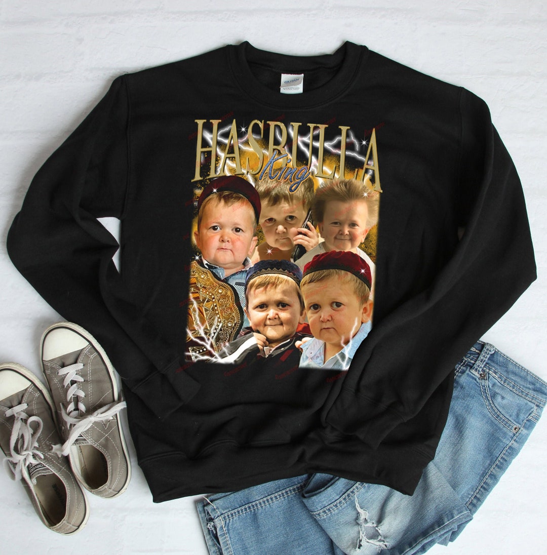Hasbulla King Design Sweatshirt Vintage Homage Retro Hoodies 90s ...