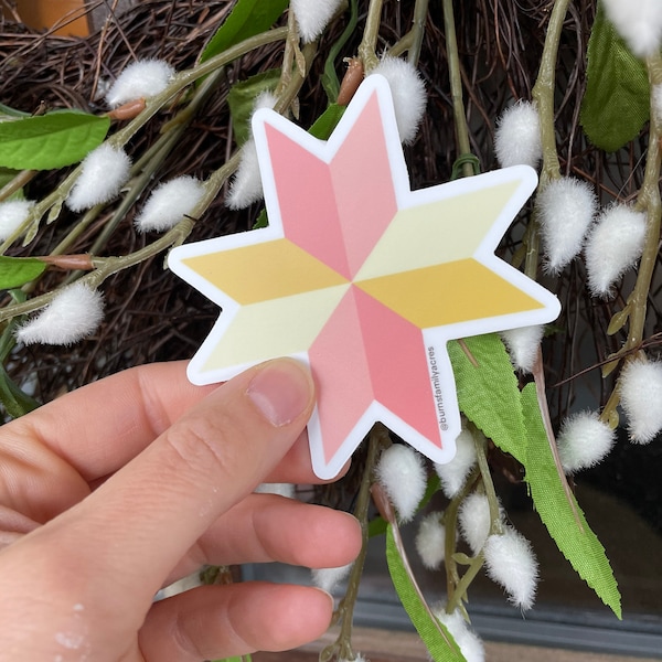 Quilt Block Stickers - Etsy