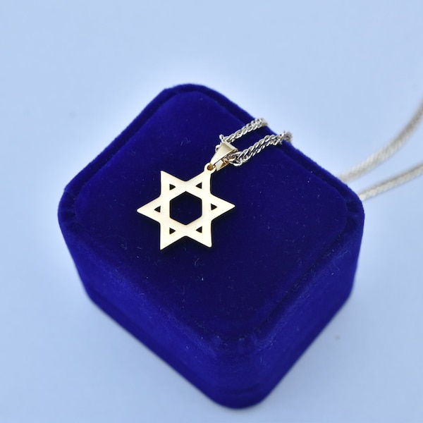 Jewish Star Gold Filled Necklace - Etsy