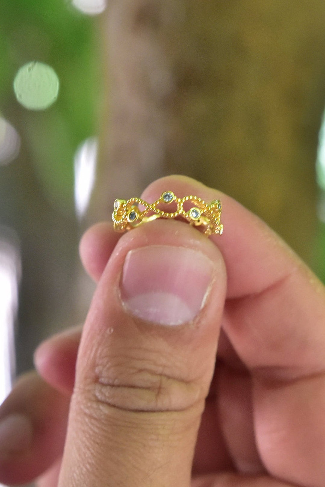 Infinite Ring, Handmade Ring, Stackable Ring, Fine Ring, Minimalist ...