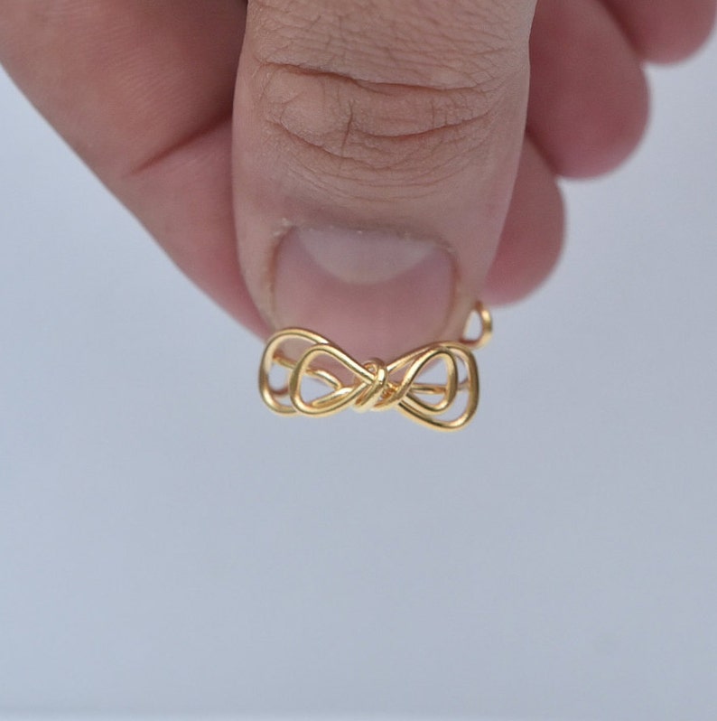 Wrap Gold Ring Infinite Gold Ringdainty Gold Ring14k - Etsy