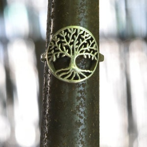 Tree of Life Ring, Spiritual Ring, Inspirational Ring, 925 Silver Ring ...