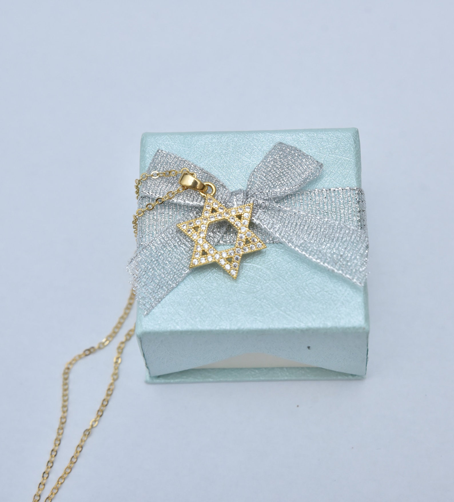Jewish Star Necklace Gold Jewish Star Necklace Star of - Etsy