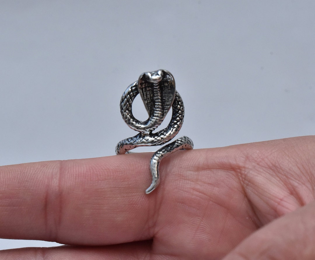 Snake Ring, Silver Snake Ring, Silver Ring, Animal Ring, Snake Jewelry ...