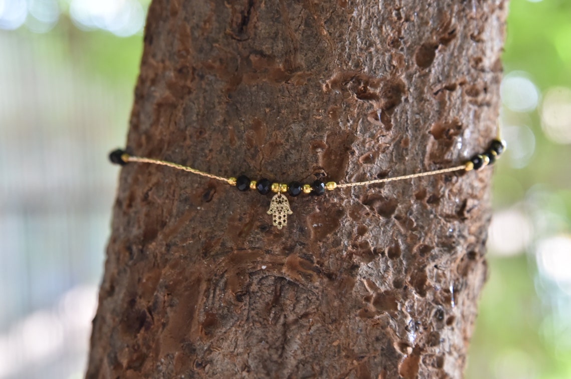 Hamsa Necklace Hamsa Choker Hamsa Pendant Girl Gift - Etsy